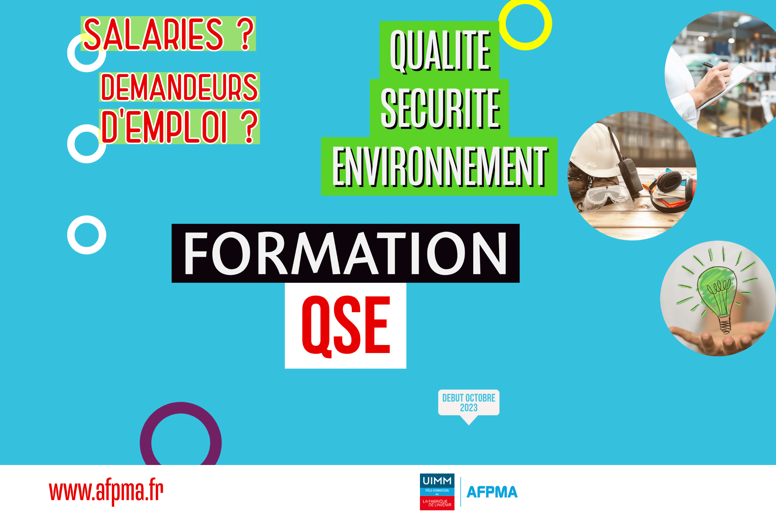 Formation certifiante QSE - AFPMA, pôle formation Ain Actus