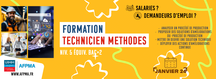 FORMATION technicien Méthodes - AFPMA, pôle formation Ain Actus