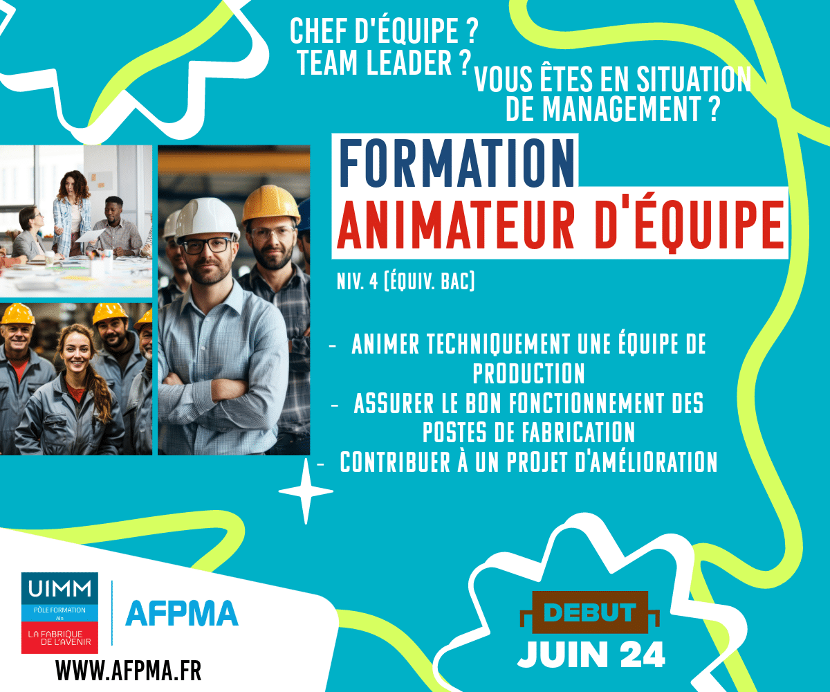 Formation Animateur d'équipe - AFPMA, pôle formation Ain Actus