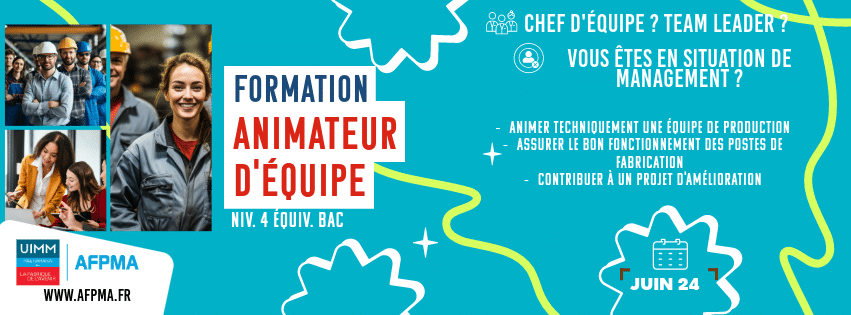 Formation Animateur d'équipe - AFPMA, pôle formation Ain Actus